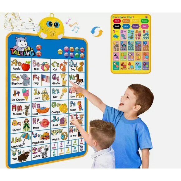 Ppjoy | Toys | Interactive Talking Abc Educational Poster For Kids ...
